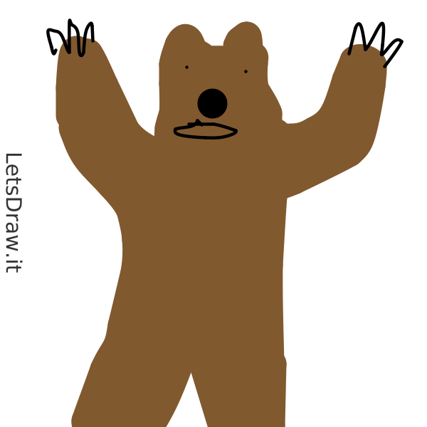 How to draw bear / kff8ntsyg.png / LetsDrawIt