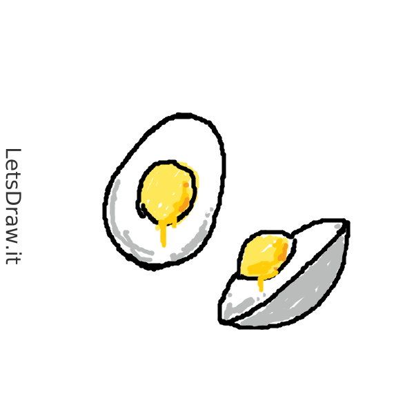 How to draw boiled egg / kfm7xbxi8.png / LetsDrawIt