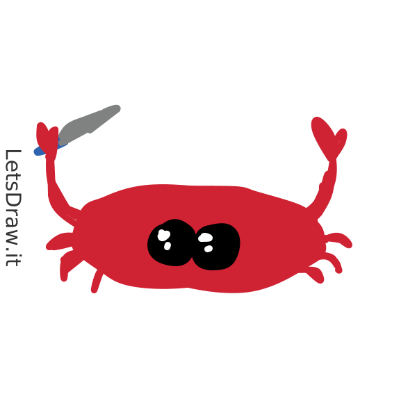 Krab Tekening