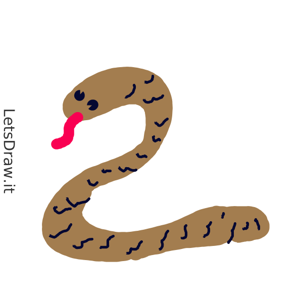 How to draw grass snake / kgogpc53h.png / LetsDrawIt