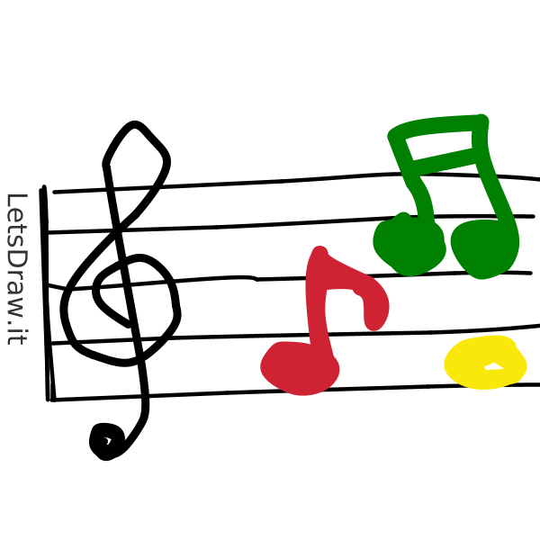 How to draw note / kk5gusos.png / LetsDrawIt