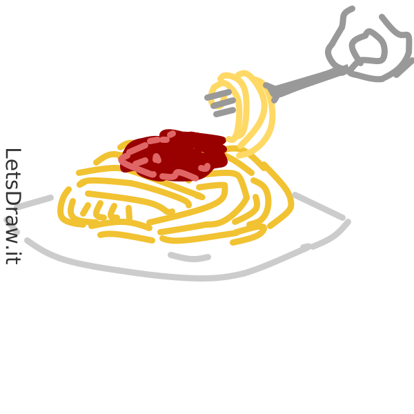How to draw spaghetti / kkx3f6yw3.png / LetsDrawIt