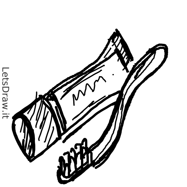 How to draw tube of toothpaste / km6upxkr4.png / LetsDrawIt
