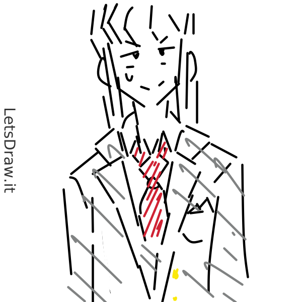 How to draw tie / kmfbnhio1.png / LetsDrawIt