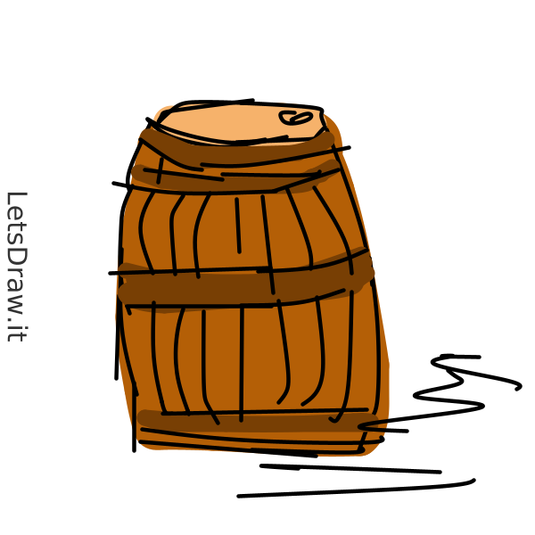 How to draw barrel / kmkkf53z5.png / LetsDrawIt