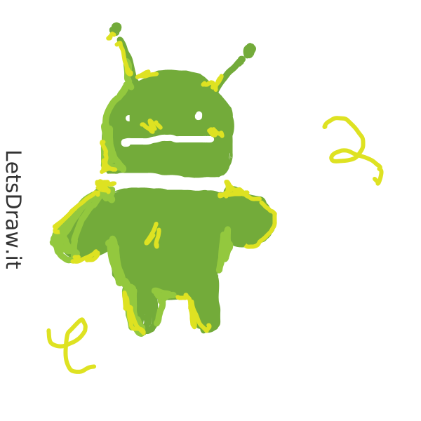 How to draw Android / kncy1mizn.png / LetsDrawIt