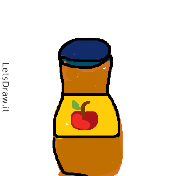 How to draw apple juice / kp9zqy3de.png / LetsDrawIt
