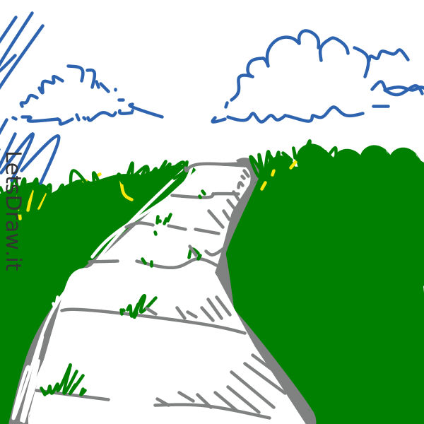 How to draw sidewalk / kpfwd4uo.png / LetsDrawIt