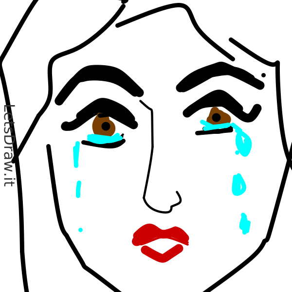 How to draw crying / kq4bfxb7d.png / LetsDrawIt