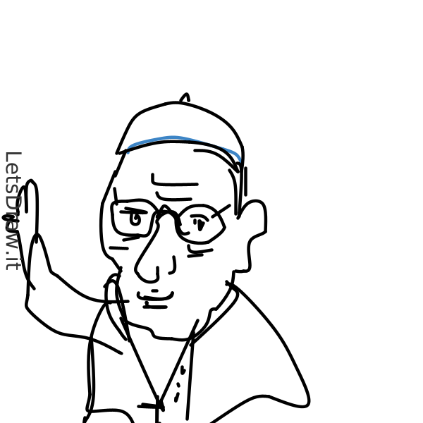 How to draw pope / kqu1gyp83.png / LetsDrawIt