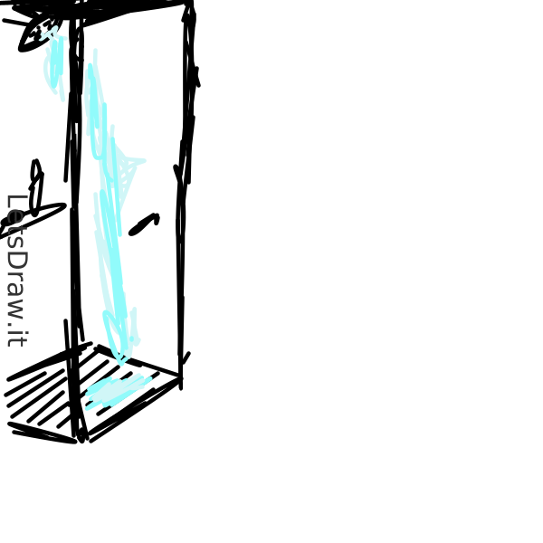 How to draw shower / krf4p16fx.png / LetsDrawIt