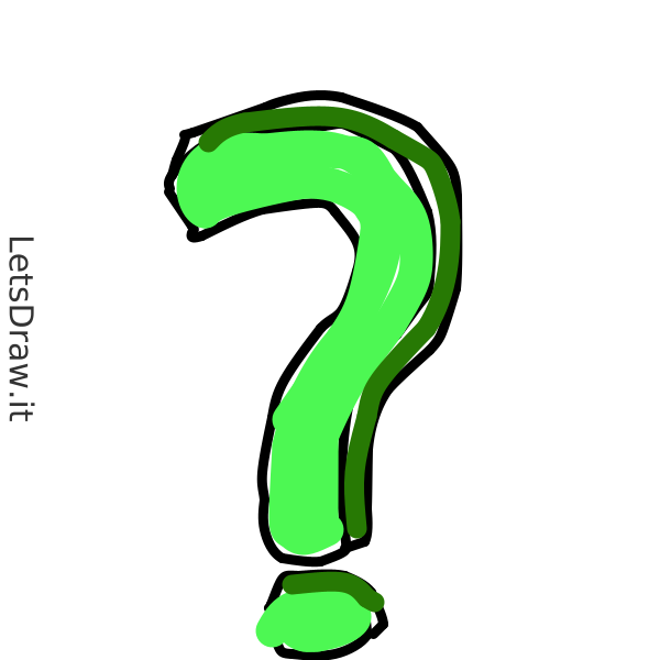 How to draw question mark / ks98cmkbm.png / LetsDrawIt