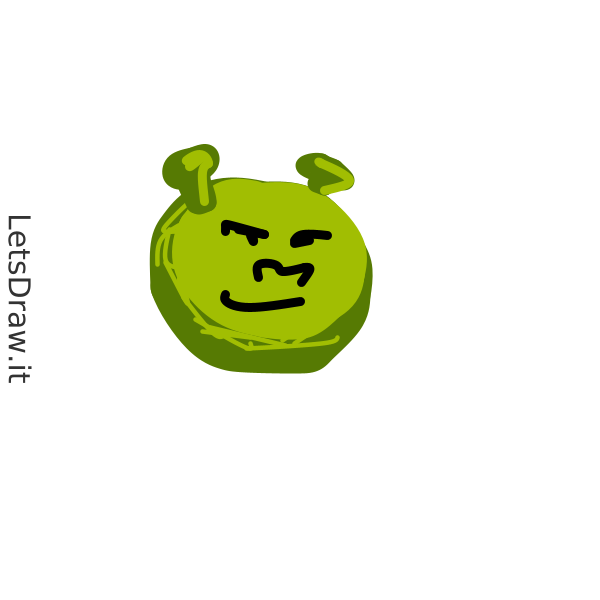 How to draw Shrek / kthccsoc1.png / LetsDrawIt