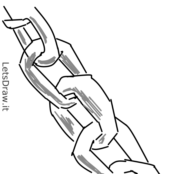 How to draw chain / kuchphpru.png / LetsDrawIt