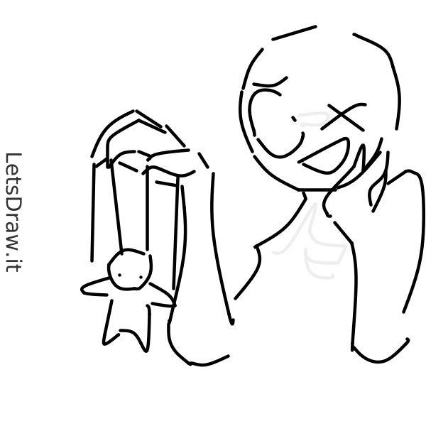 How to draw puppet / kuknc4grn.png / LetsDrawIt