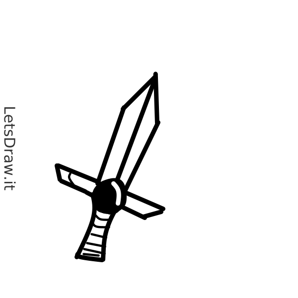 How to draw sword / kw37dr7yk.png / LetsDrawIt