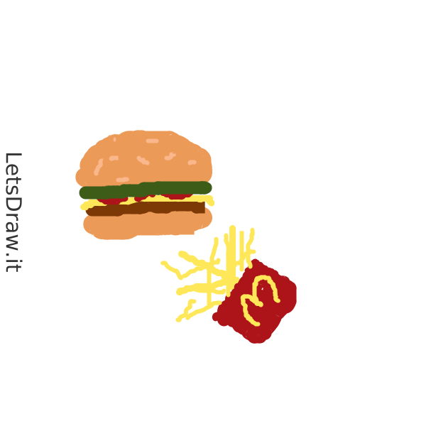 How to draw eating / kw3po7594.png / LetsDrawIt