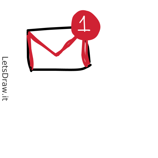 How to draw Email / kw6hdaawn.png / LetsDrawIt