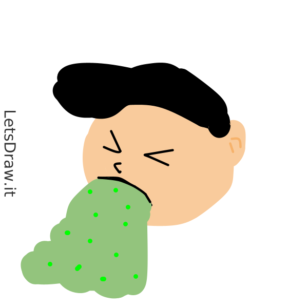 How to draw vomit / kxp38f3po.png / LetsDrawIt