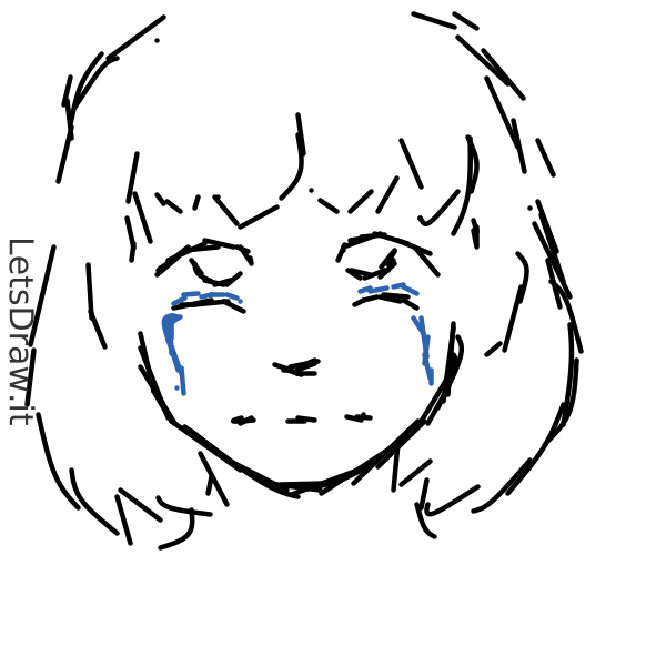 How to draw crying / kxz6rq7tj.png / LetsDrawIt