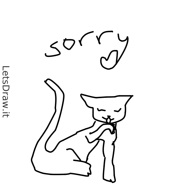 How to draw cat / m1funserp.png / LetsDrawIt