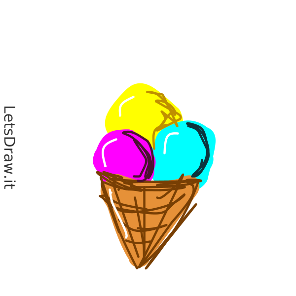 How to draw ice cream / m1sintaig.png / LetsDrawIt