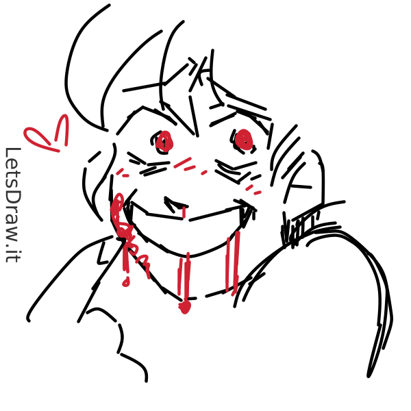 How to draw psychopath / m4gstajg.png / LetsDrawIt