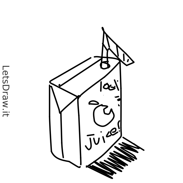 How to draw juice box / m4ozks8hh.png / LetsDrawIt