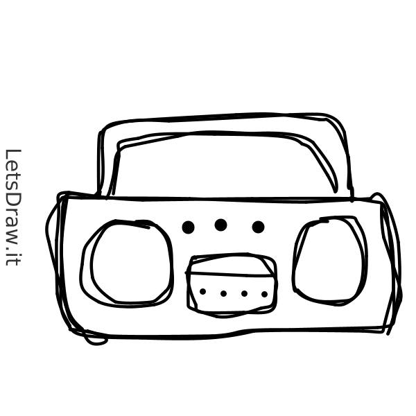 How to draw radio / m5r4p5b4d.png / LetsDrawIt