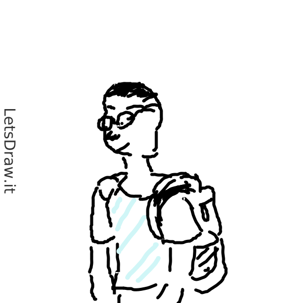 How to draw student / m63ot5bm6.png / LetsDrawIt