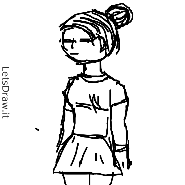 How to draw lady / m8hzgpew.png / LetsDrawIt
