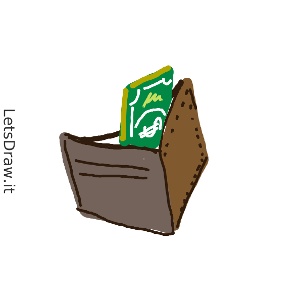 How to draw wallet / m9ka87k1w.png / LetsDrawIt