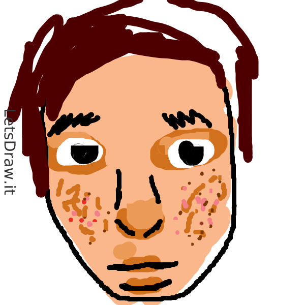 How to draw acne / mapcowrne.png / LetsDrawIt