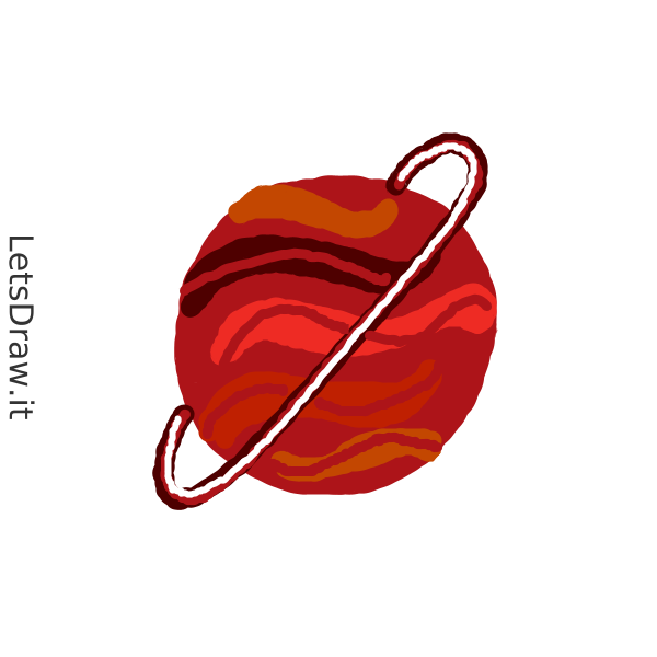 How to draw planet / mchz1hsc6.png / LetsDrawIt