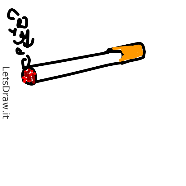 How to draw cigarette / mdg5ega6c.png / LetsDrawIt