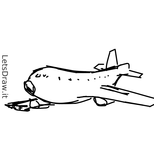 How to draw aircraft / me5xdmoh1.png / LetsDrawIt