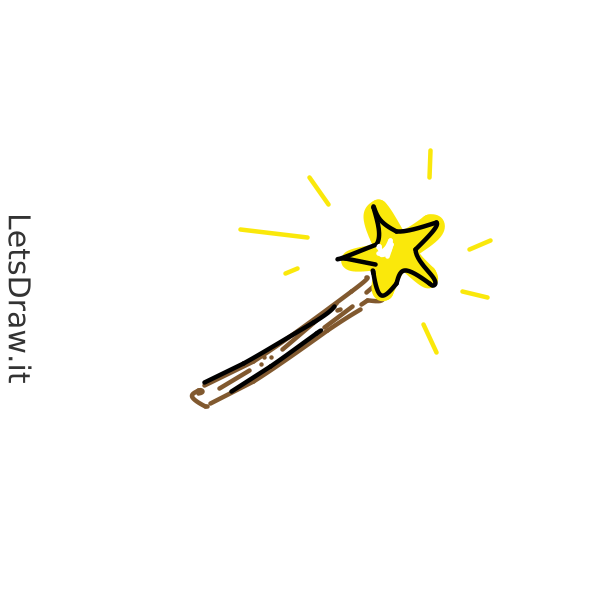 How to draw magic wand / me77rdxy3.png / LetsDrawIt