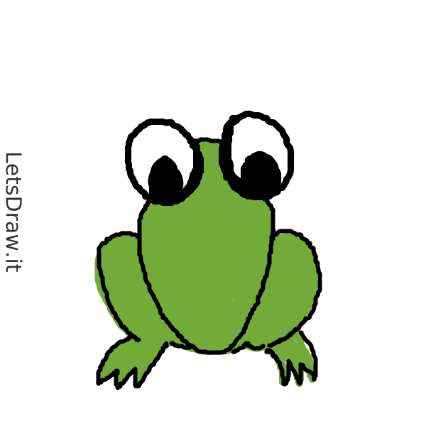 How to draw frog / meahoeo6q.png / LetsDrawIt