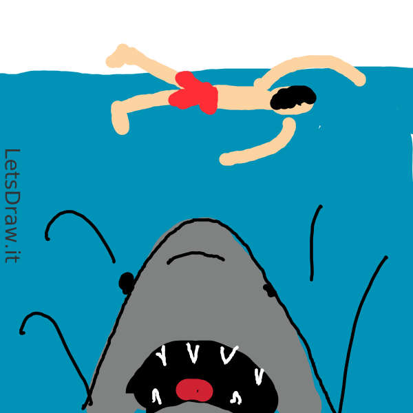 How to draw swimming / mf7pgzws8.png / LetsDrawIt
