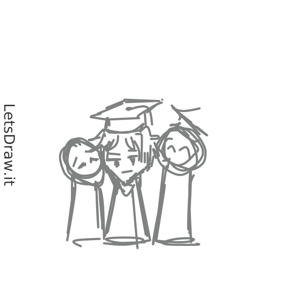 How to draw graduate / mhihzxto.png / LetsDrawIt