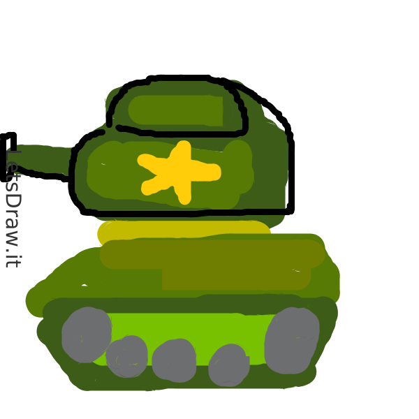 How to draw tank / mhpcq38rk.png / LetsDrawIt