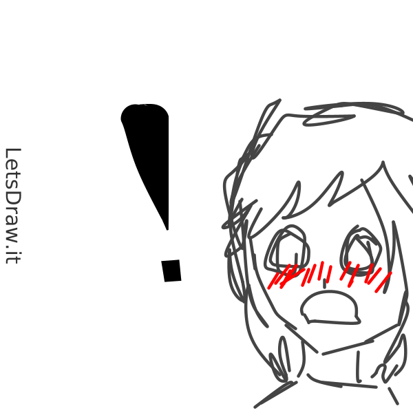How to draw exclamation mark / mihmffcg7.png / LetsDrawIt