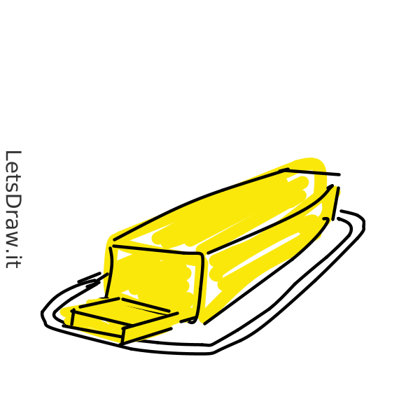 How to draw butter / miq6nbw6t.png / LetsDrawIt