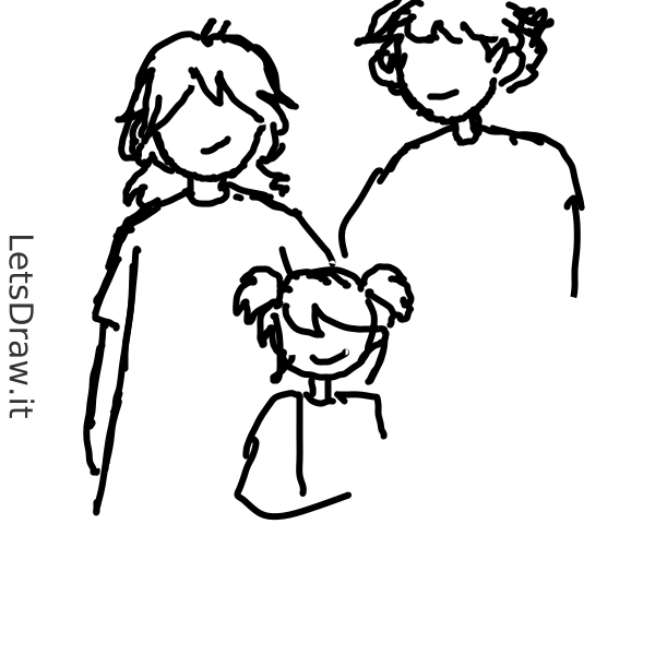 How to draw family / mjpftdf9q.png / LetsDrawIt