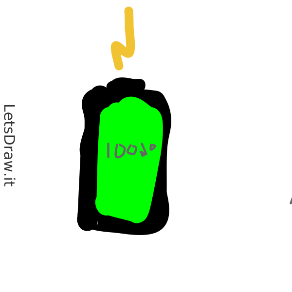 How to draw battery / mko8fayqt.png / LetsDrawIt