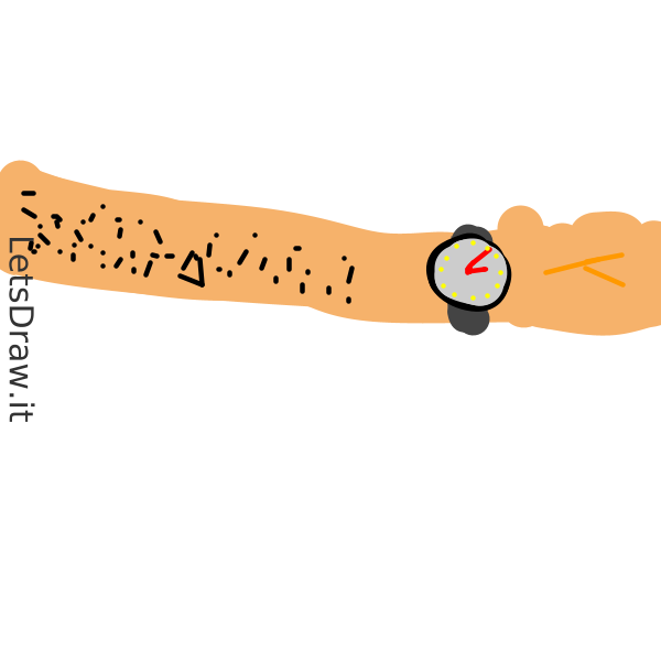 How to draw watch / mnqpezg5k.png / LetsDrawIt