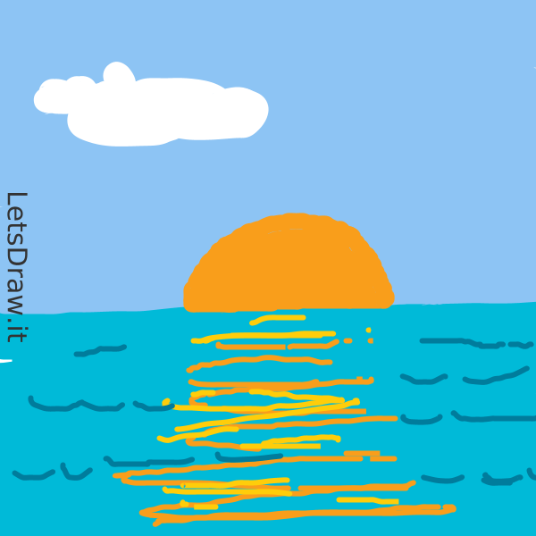 How to draw sea / mp7gx4nws.png / LetsDrawIt