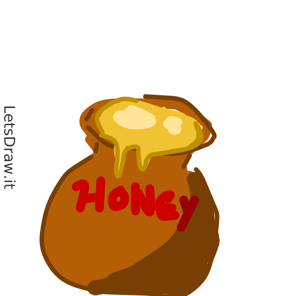 How to draw honey / mpmmg9u8r.png / LetsDrawIt