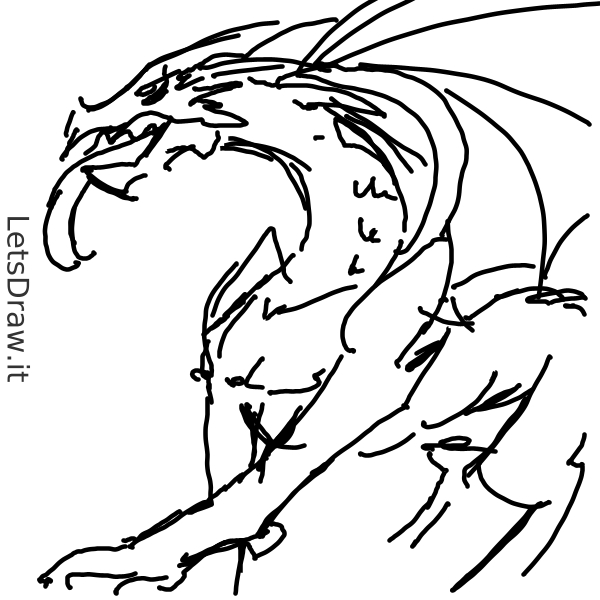 How to draw dragon / mpumpnhaw.png / LetsDrawIt