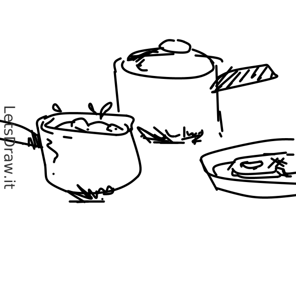 How to draw cooking / mqukd4s9r.png / LetsDrawIt